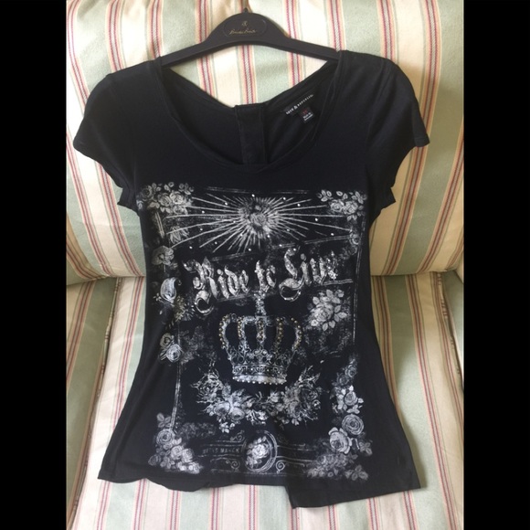 Rock & Republic | Tops | Rock Republic Ride To Live Tshirt | Poshmark